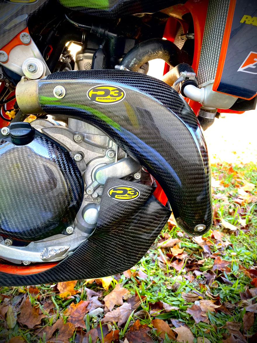 P3 CARBON HEAT SHIELD MAXCOVERAGE, KTM/HUSKY/GAS GAS 450 23-25 (STOCK ...